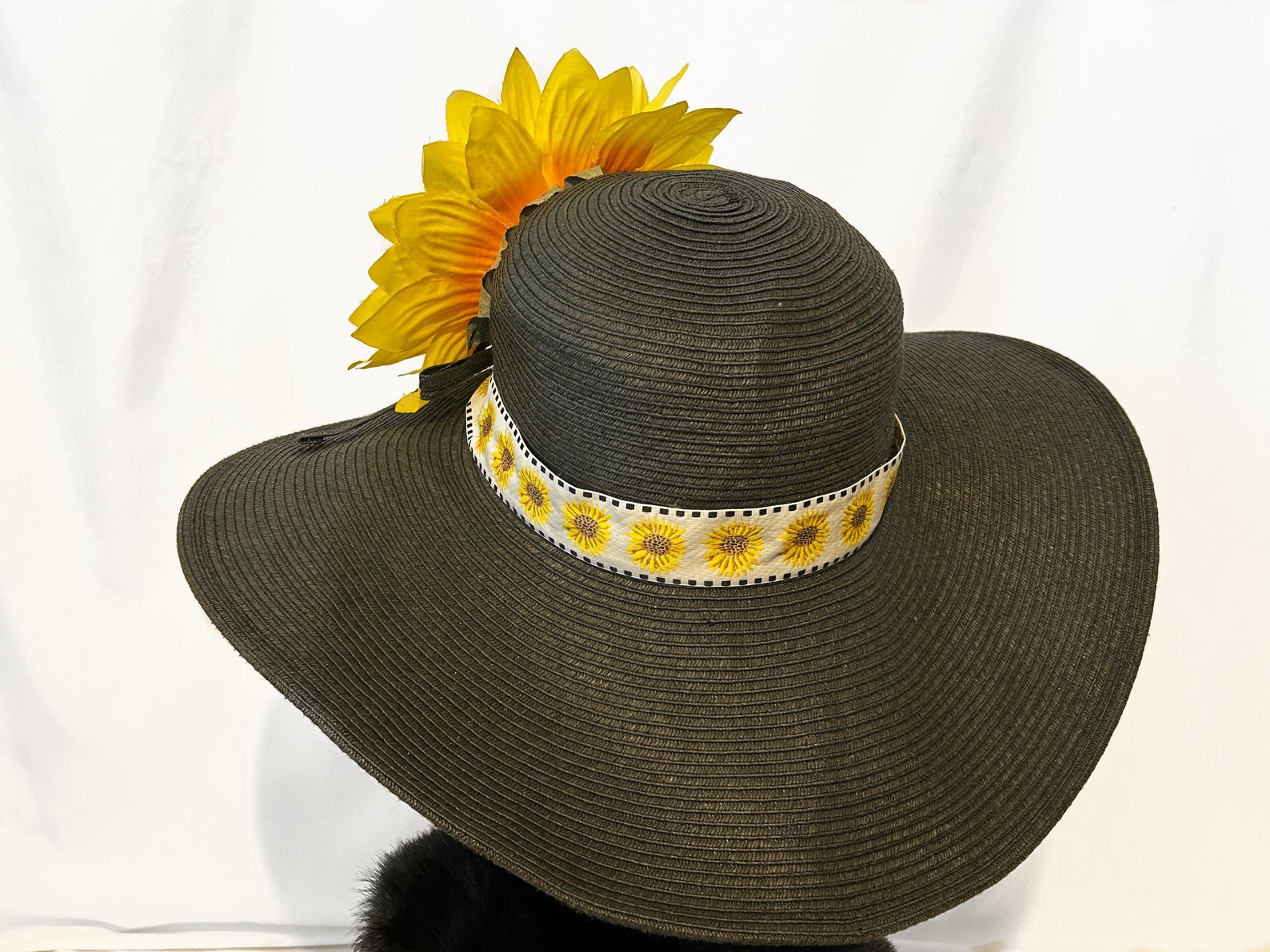 Easter Sunday Custom Hat| Black | Derby| Church Hat| Couture Hat ...