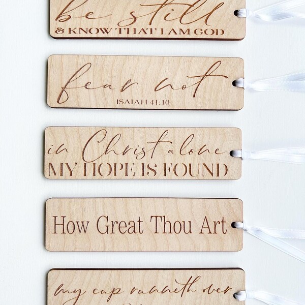 Laser Cut Bookmark - Etsy