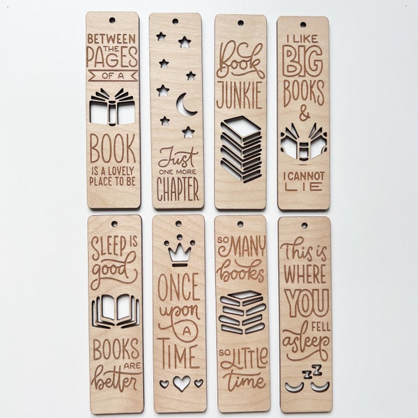 Laser Cut Bookmark - Etsy