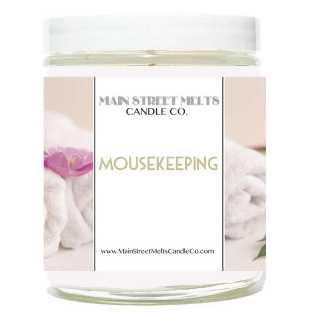 MOUSEKEEPING Disney Inspired Candle 9oz Jar Natural Soy Wax - Etsy