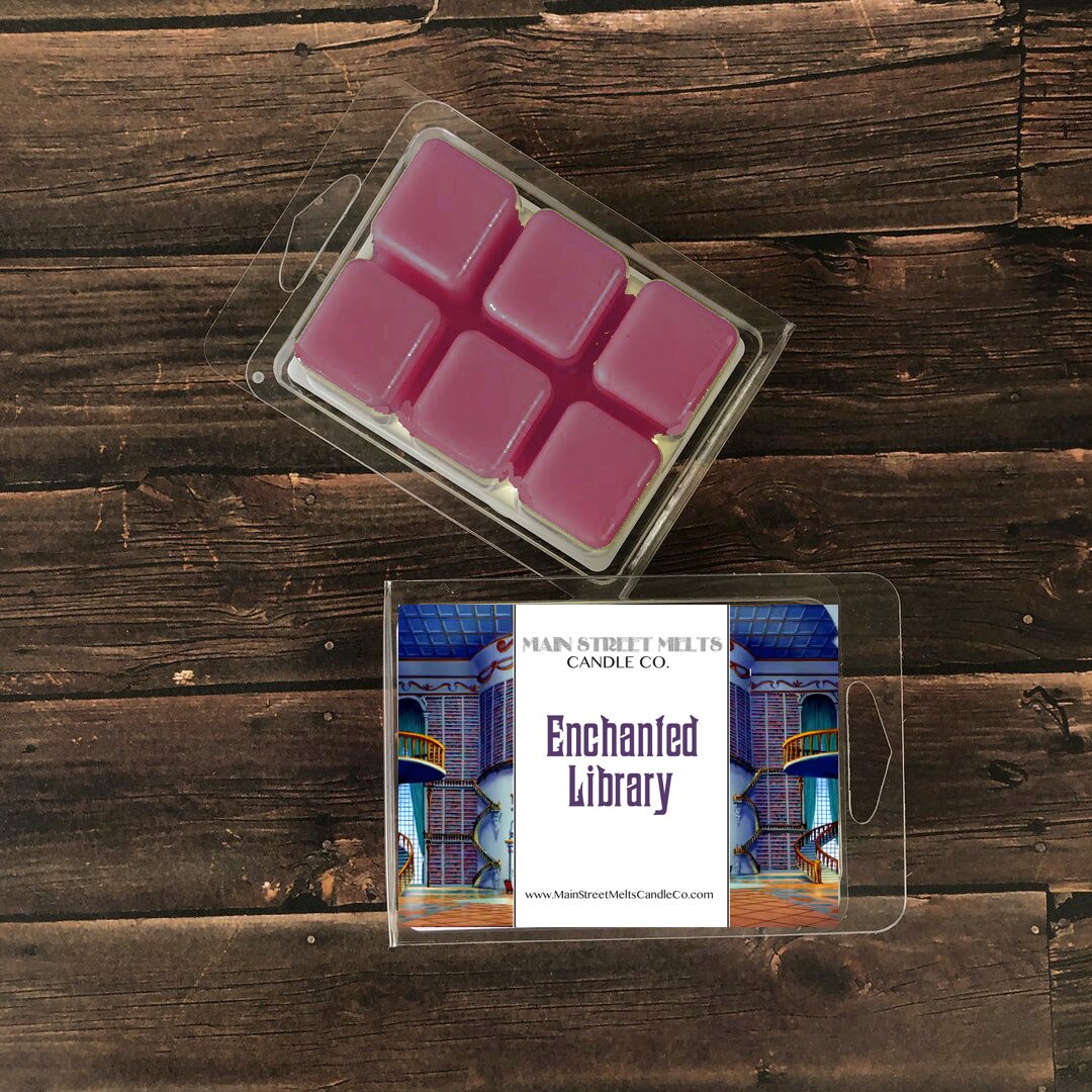 ENCHANTED LIBRARY Soy Wax Melt Disney Inspired Candles Natural Soy Wax ...