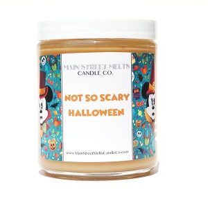 NOT SO SCARY Halloween Disney Inspired Candle 9oz Jar Natural Soy Wax ...