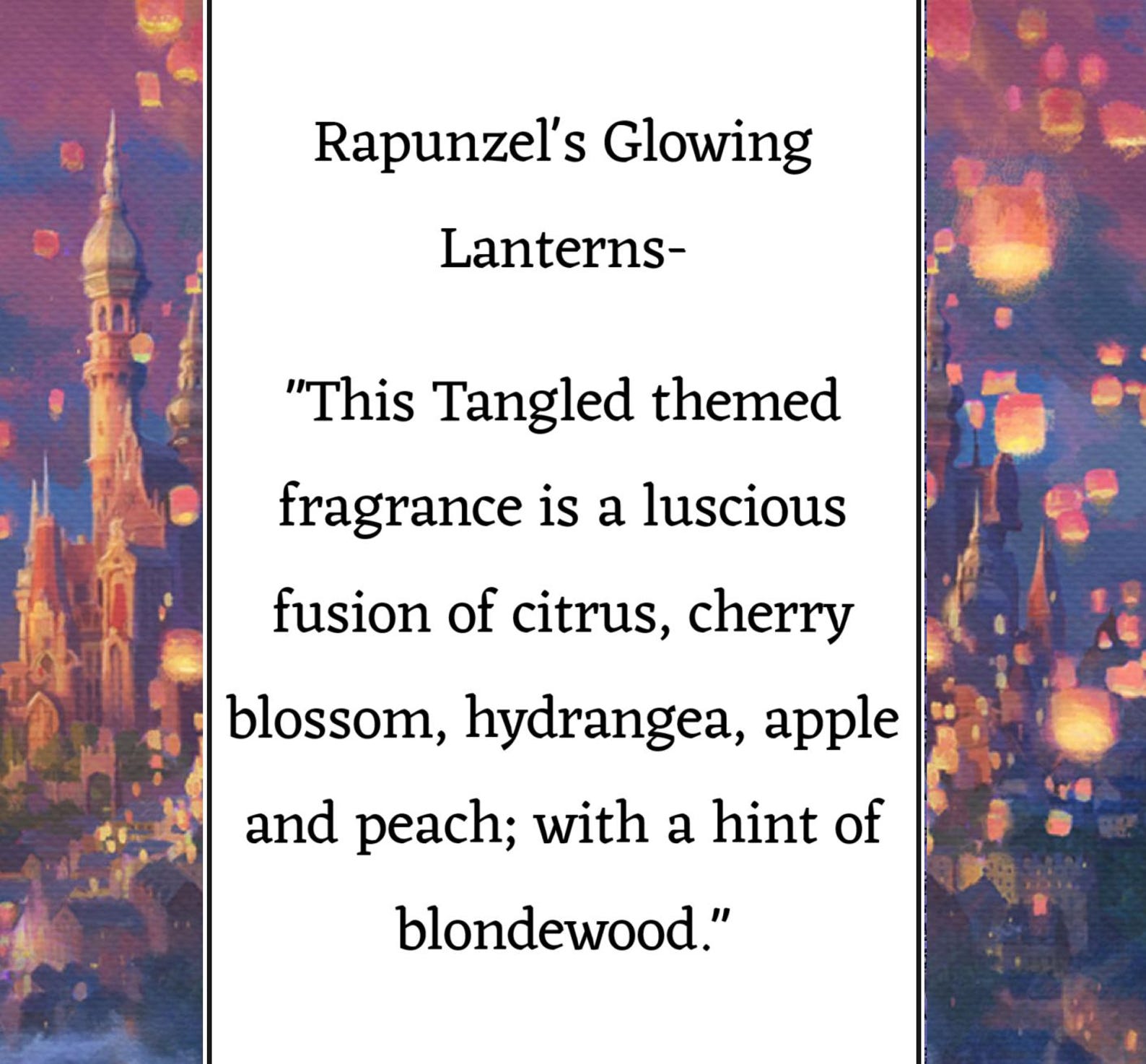 Rapunzel's Glowing Lanterns | Disney Inspired Scented Soy Candle ...