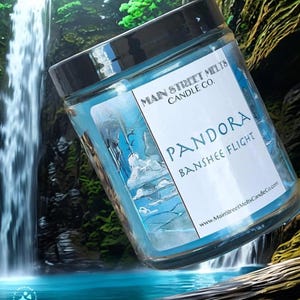 PANDORA BANSHEE FLIGHT Disney Inspired Candle 9oz Jar Natural Soy Wax ...