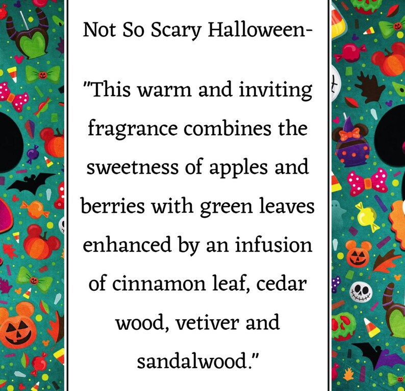 Not so Scary Halloween | Disney Inspired Fragrance Oil for Diffuser ...