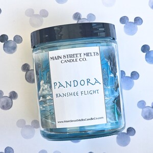 PANDORA BANSHEE FLIGHT Disney Inspired Candle 9oz Jar Natural Soy Wax ...