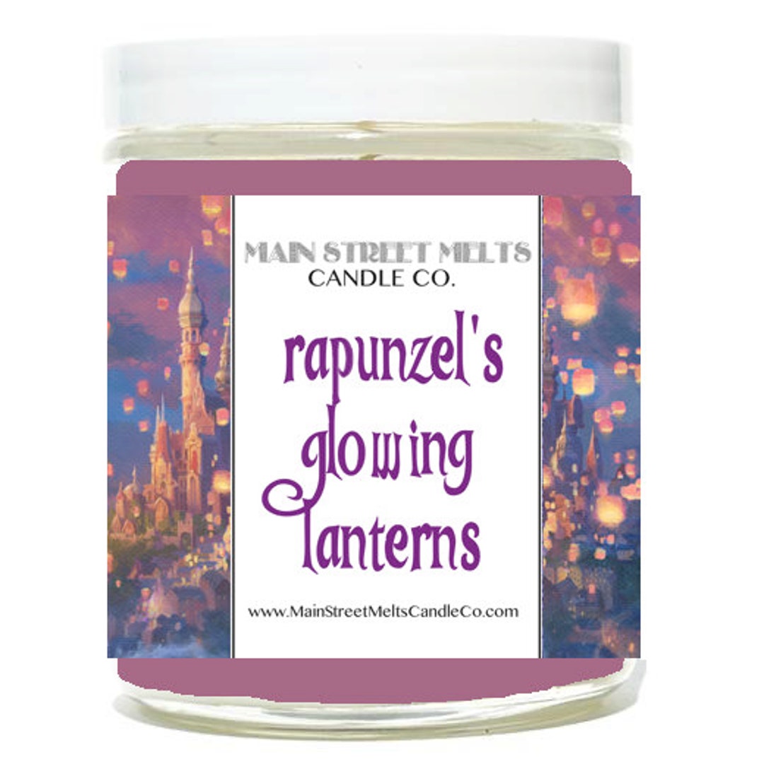 RAPUNZEL'S GLOWING LANTERNS Disney Inspired Candle 9oz Jar - Etsy