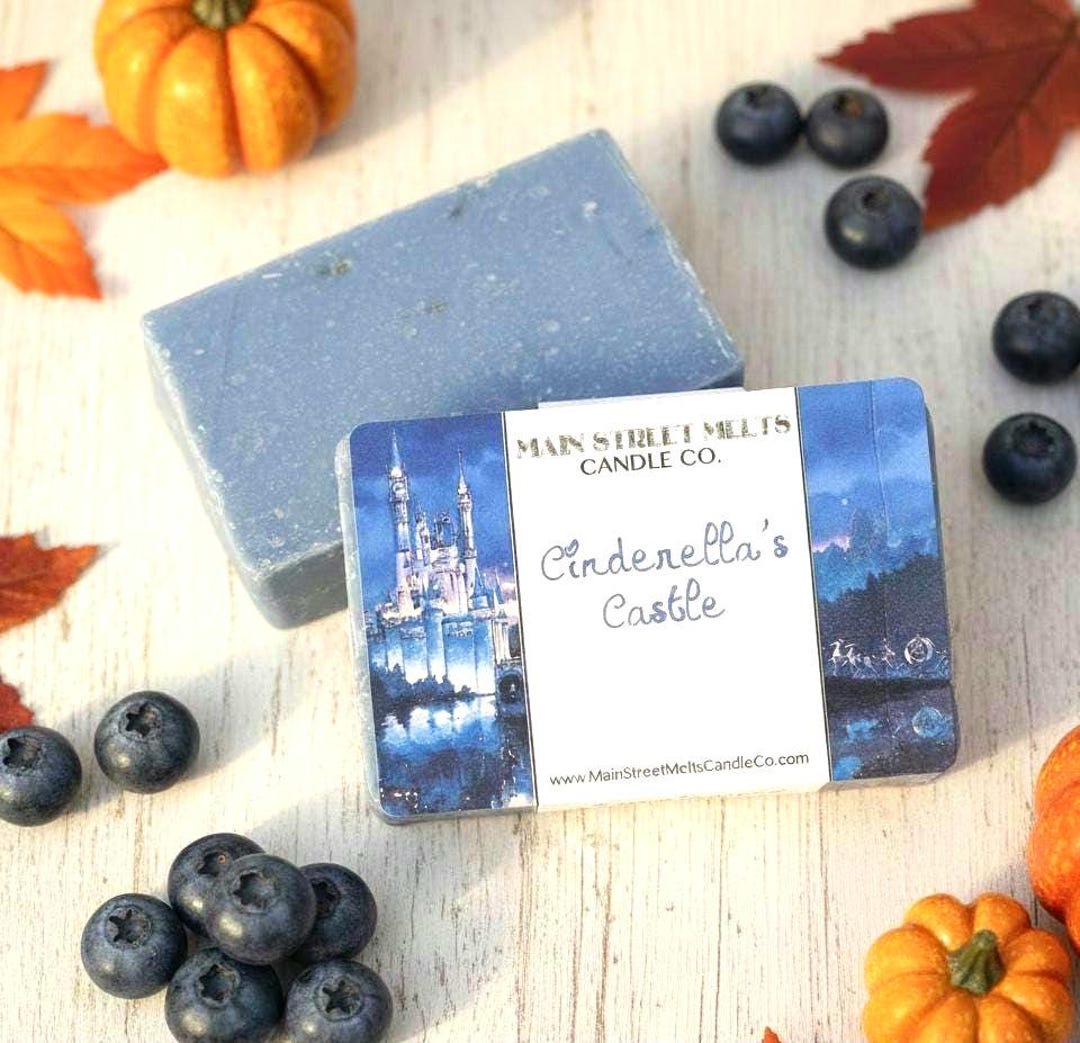 Cinderella's Castle Disney Inspired Bar Soap Blueberry Pumpkin Scented ...