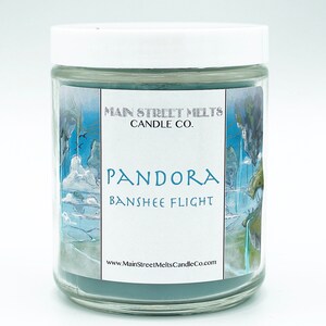 PANDORA BANSHEE FLIGHT Disney Inspired Candle 9oz Jar Natural Soy Wax ...