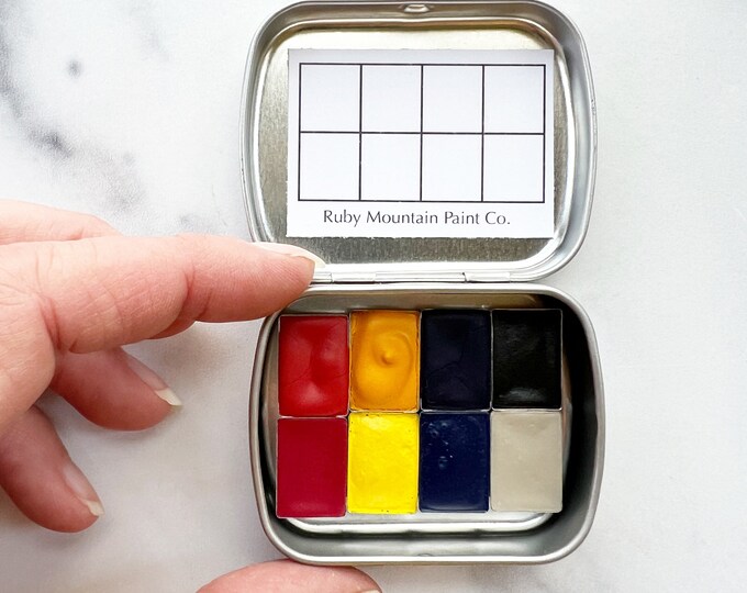 The Icelandic Collection. A Handmade Watercolor Paint Set Featuring 3 ...