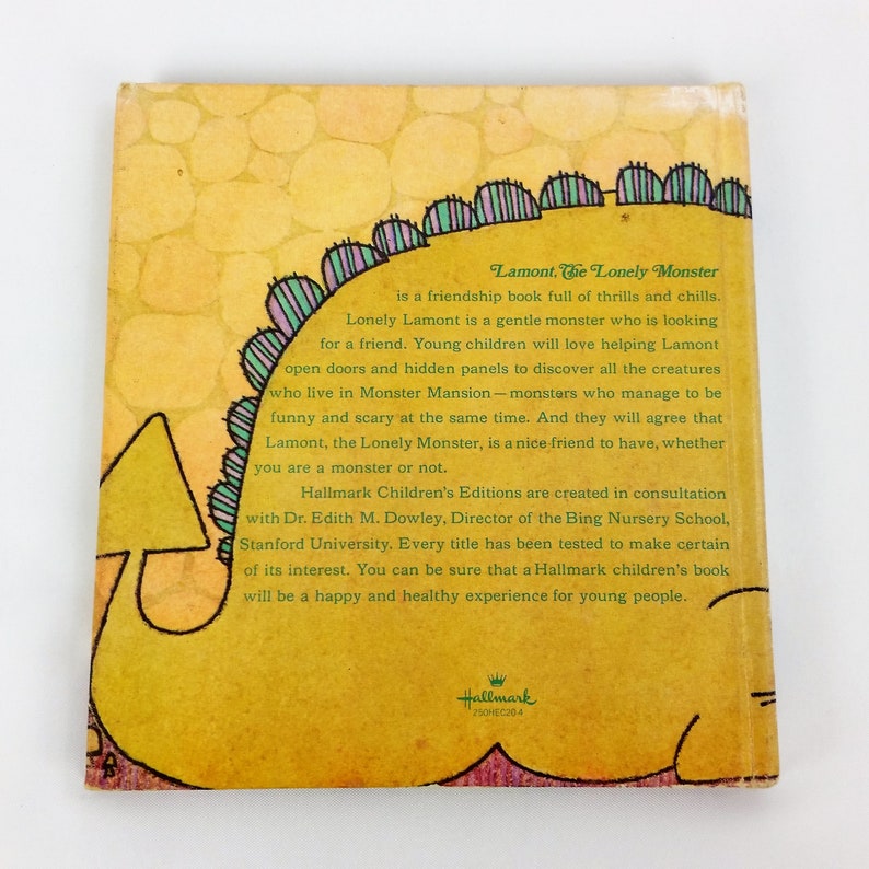 Lamont the Lonely Monster Hallmark Lift and Look Play Time - Etsy