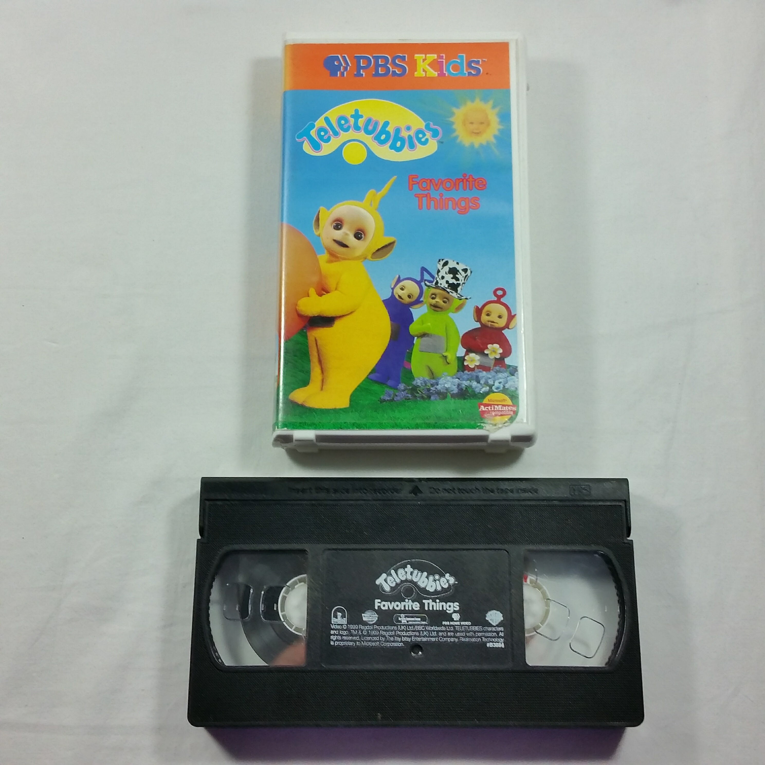 Teletubbies Favorite Things Vol 4 VHS VCR Tape 1999 PBS Kids Playback ...