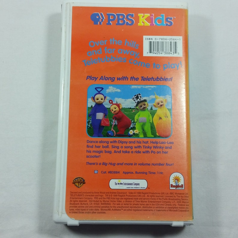 Teletubbies Favorite Things Vol 4 VHS VCR Tape 1999 PBS Kids Playback ...