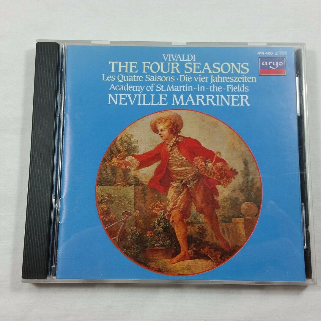 Vivaldi the Four Seasons Loveday ASMF Marriner Argo CD 1985 Decca Simon Preston - Etsy