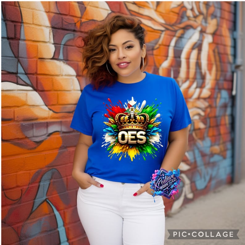 OES Crowned With Splash T-shirt - Etsy