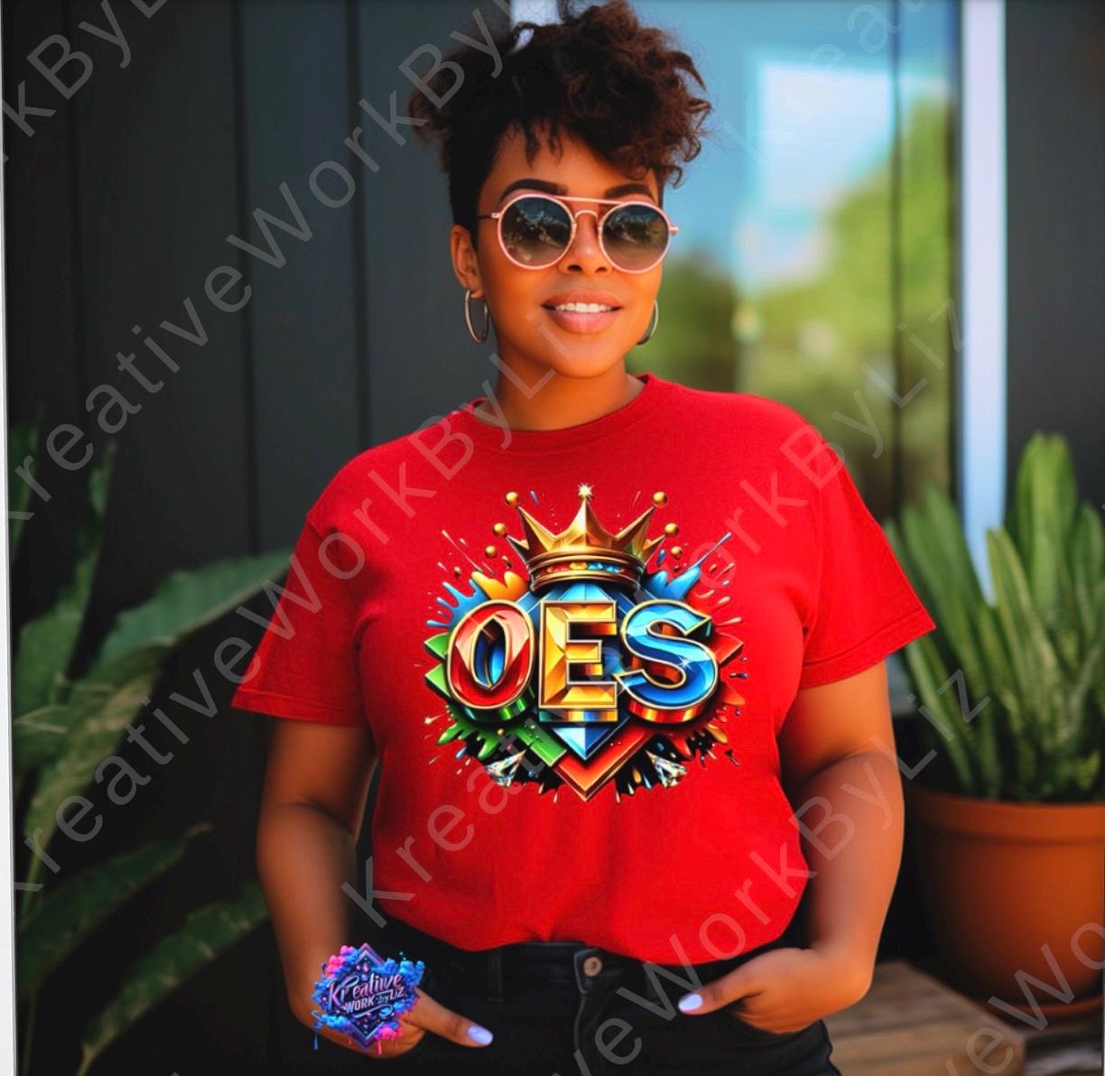 OES Diamond Crowned With Splash T-shirt - Etsy