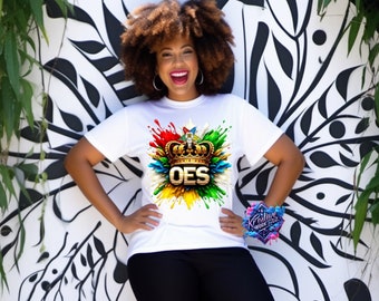 OES Diamond Crowned With Splash T-shirt - Etsy