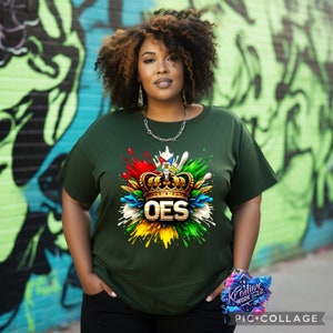 OES Crowned With Splash T-shirt - Etsy