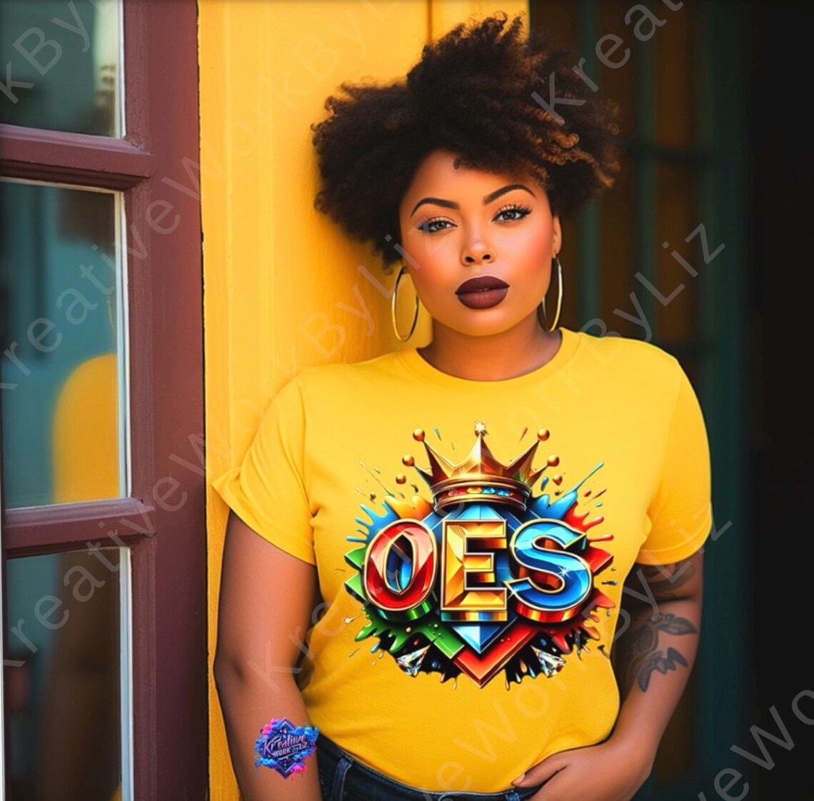OES Diamond Crowned With Splash T-shirt - Etsy
