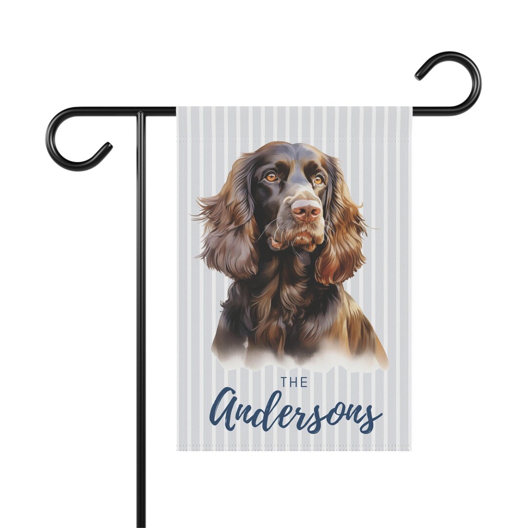 Boykin Trends Mature Boykin Spaniel Custom Design Garden Flag, Spring ...