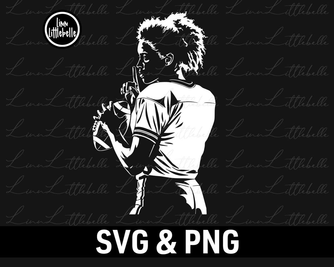 Football Girl Player Svg File for Cricut, Football Girl Svg, Football ...