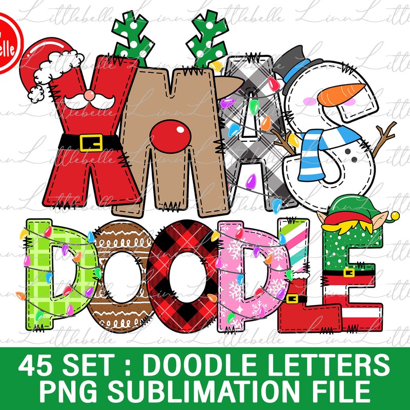 Doodle Alphabet - Etsy