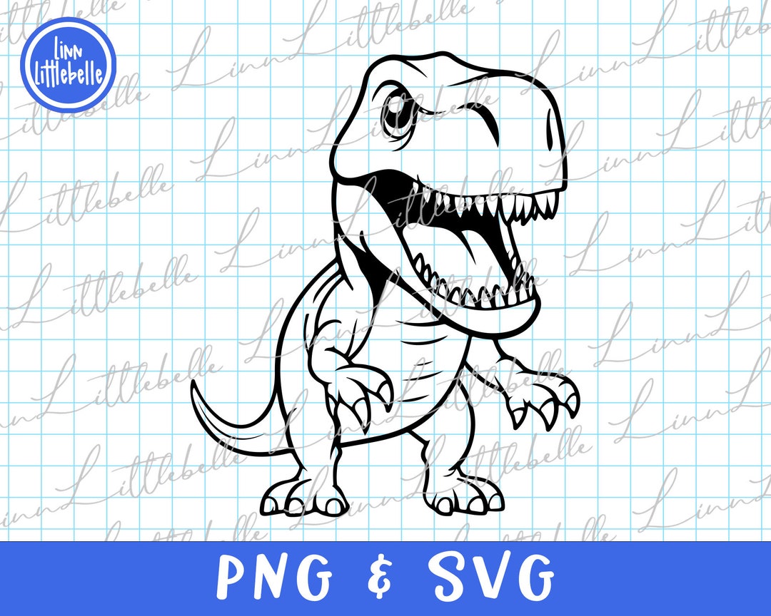 Dinosaur Svg File for Cricut, T-rex Svg, Tyrannosaurus Rex, T-rex Png ...