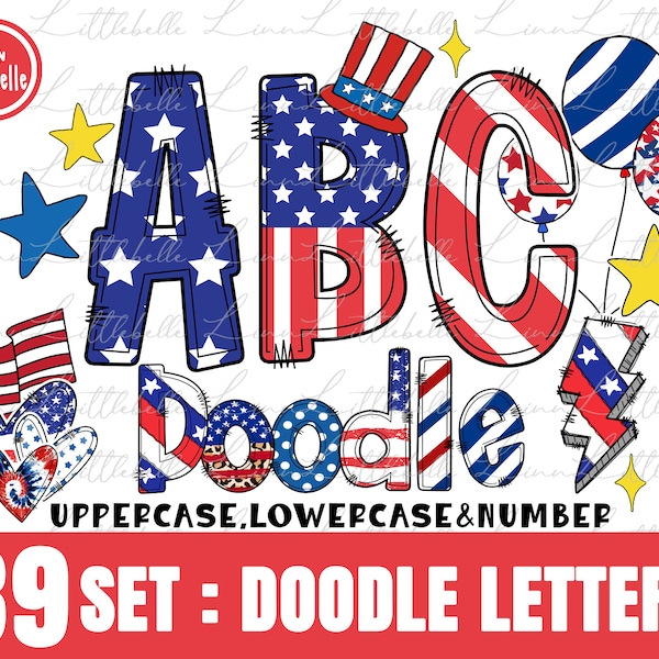 Patriotic Letters - Etsy