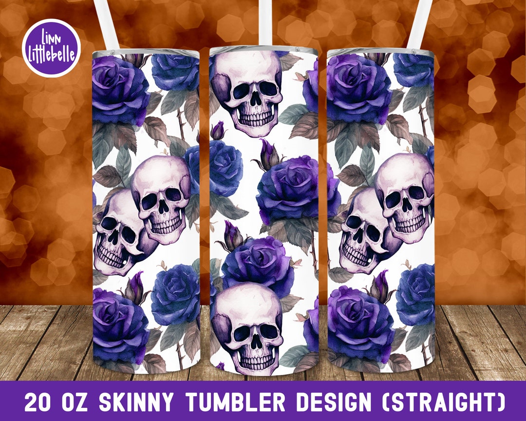 Halloween Tumbler Wrap Png Sublimation Designs Downloads, 20oz Skinny ...