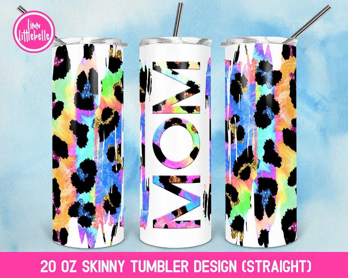 Mom Tumbler Sublimation Designs Downloads 20oz Skinny Etsy