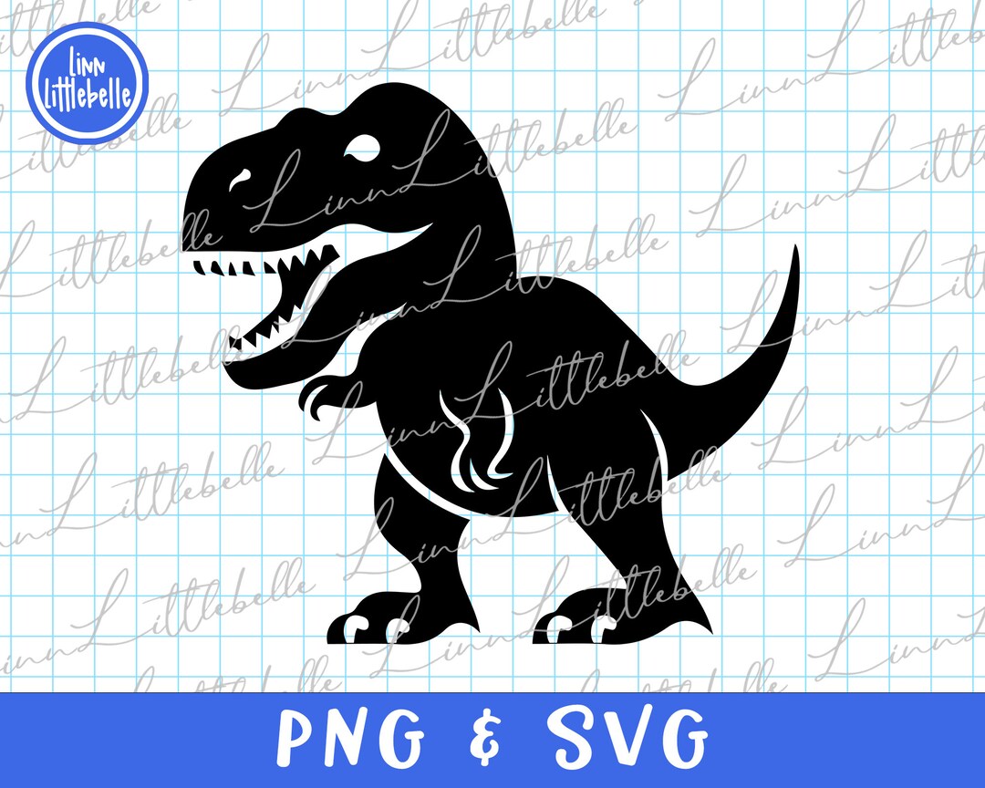 Dinosaur Svg File for Cricut, Kids Dinosaur Svg for Shirt, T-rex Design ...