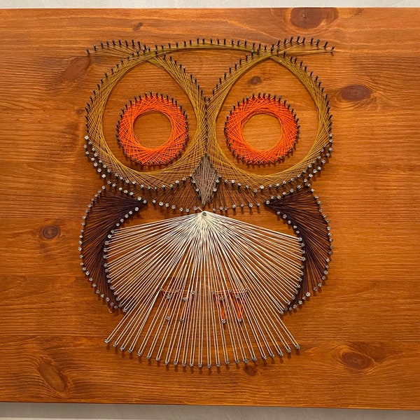 Owl String Art - Etsy