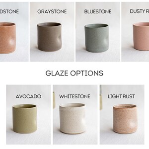 Small Ceramic Pinch Cup 8oz | Cortado Cups | Handmade Thumb Indention ...
