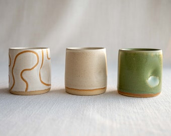 Ceramic Handleless Mug - Etsy