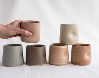 SECONDS: Small Ceramic Pinch Cup Cortado Cups Handmade - Etsy