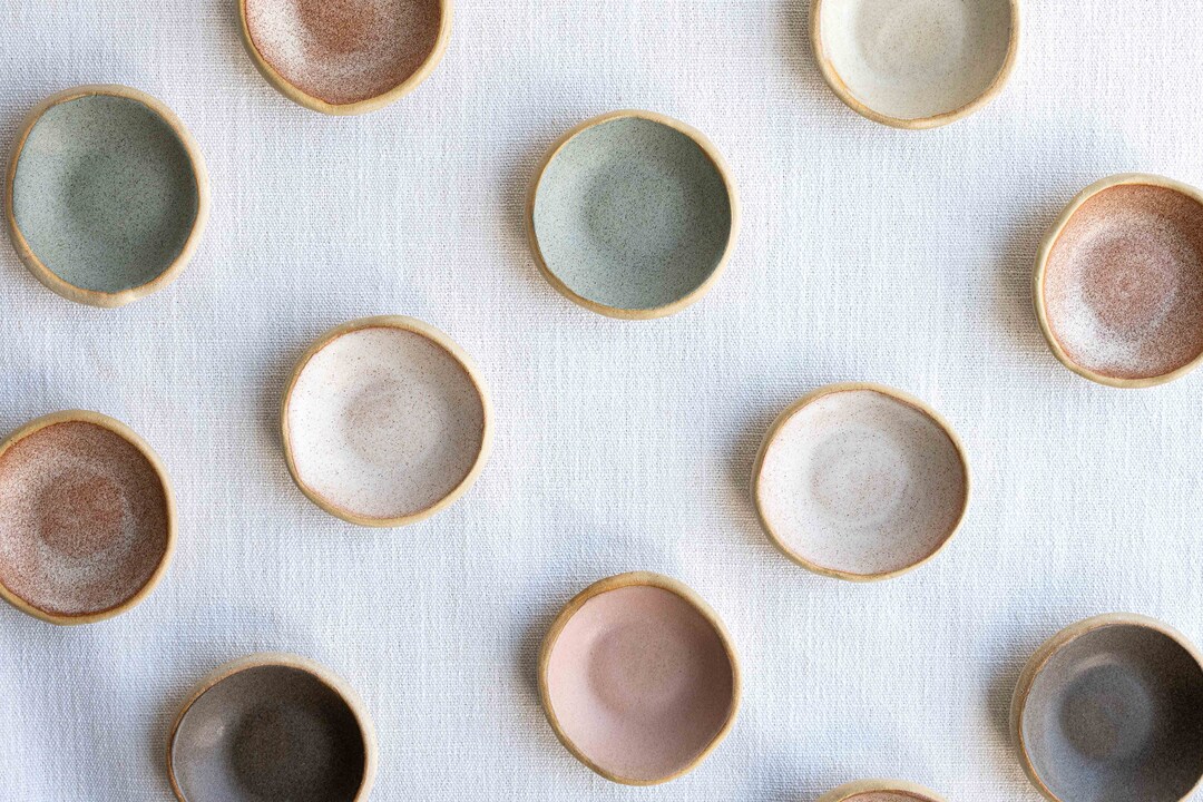 Handmade Ceramic Trinket Dish Ring Dish Small Stoneware Dish Jewelry ...