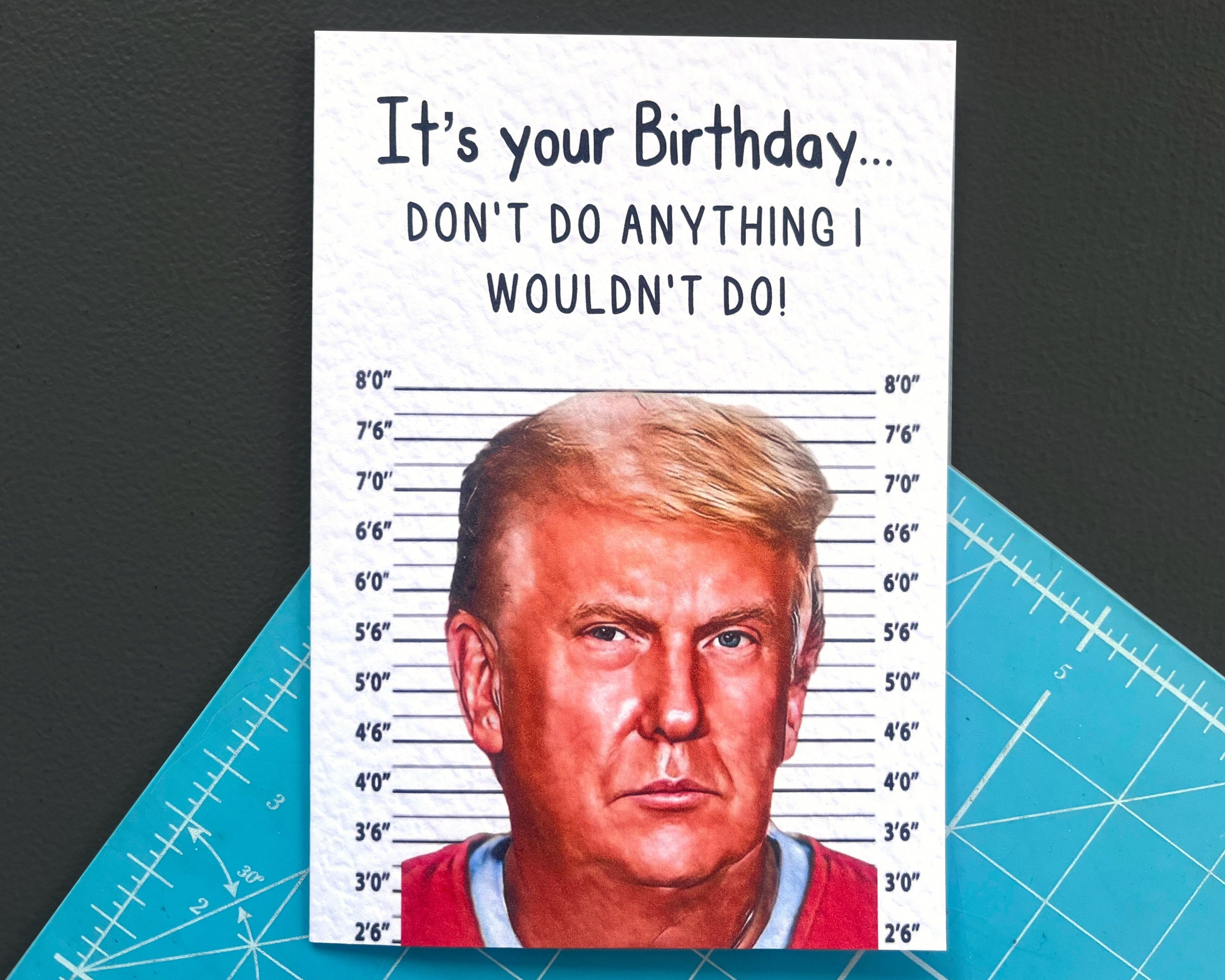 Donald Trump Birthday Greeting Card Funny Politician Card - Etsy Canada