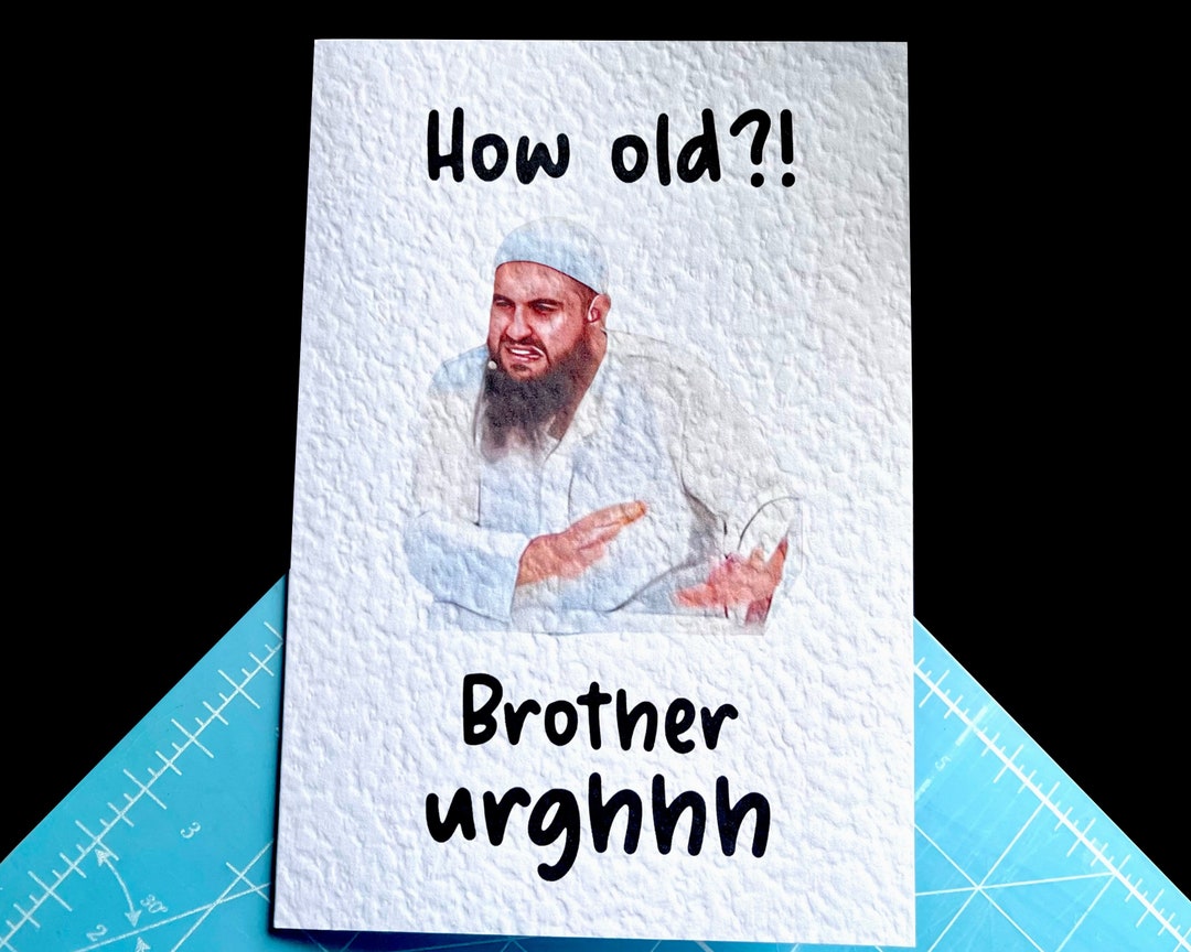 Brother Urgh Birthday Card, How Old? , Brother Eww, What’s That Brother ...