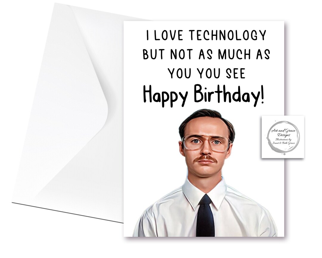 Kip Napoleon Dynamite Birthday Greeting Card Happy - Etsy