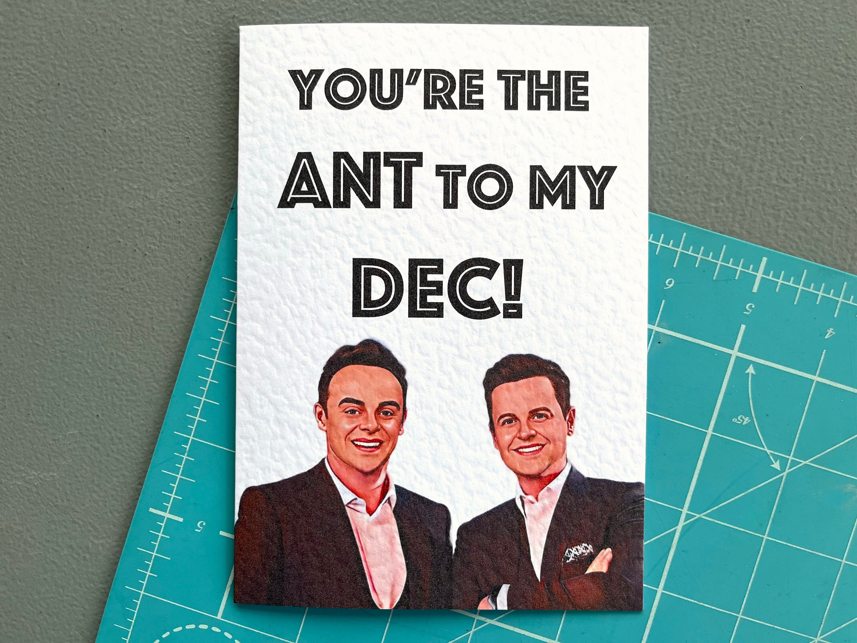 Ant and Dec Greeting Card Happy Birthday Old Age - Etsy