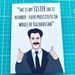 Borat Birthday Greeting Card for Sister Funny Greeting Card Sacha Noam ...