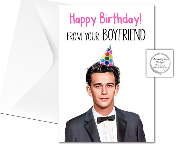 Matty Healy Birthday Greeting Card Happy Birthday 1965 - Etsy