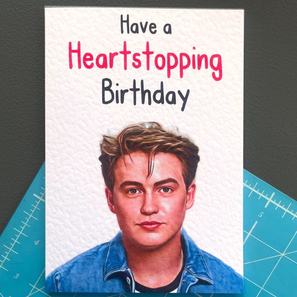 Heartstopper Birthday Card - Etsy Australia