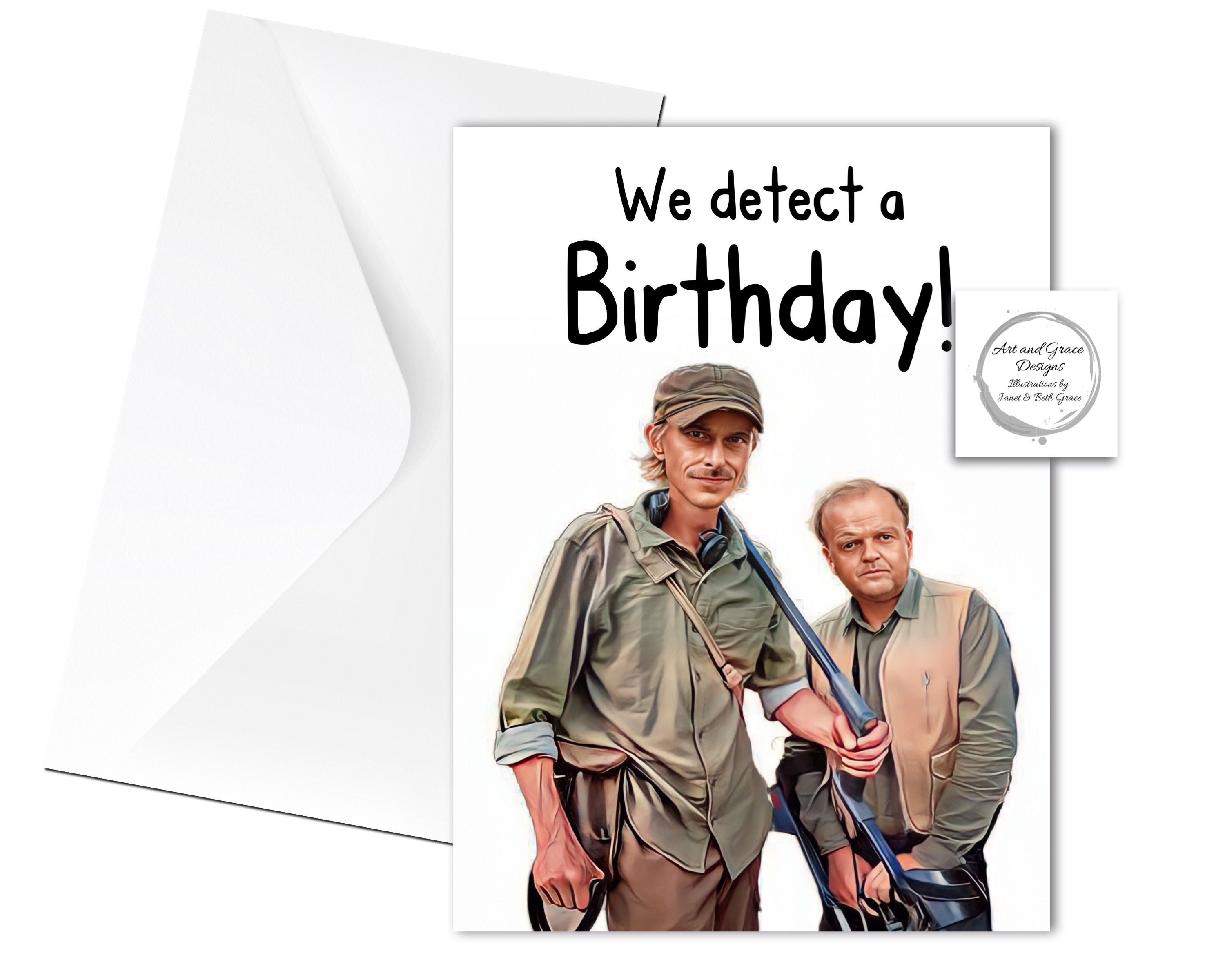 Detectorists Greeting Card Andy Stone Lance Funny Card - Etsy
