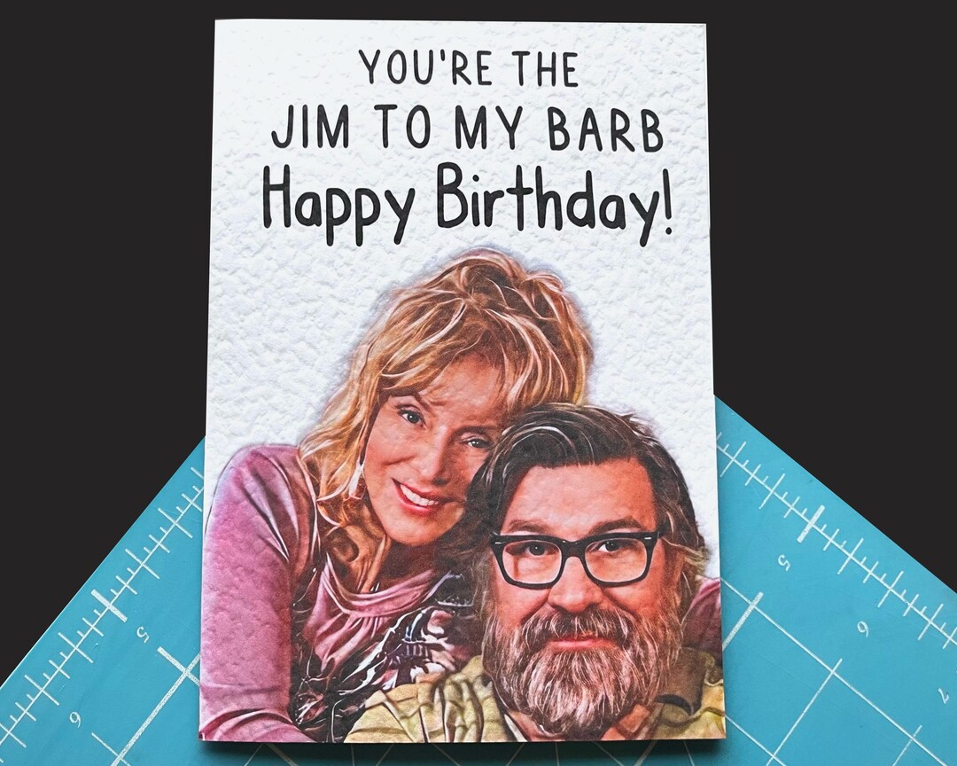 Jim and Barb Royle Birthday Card - Humorous Greeting Card - Etsy