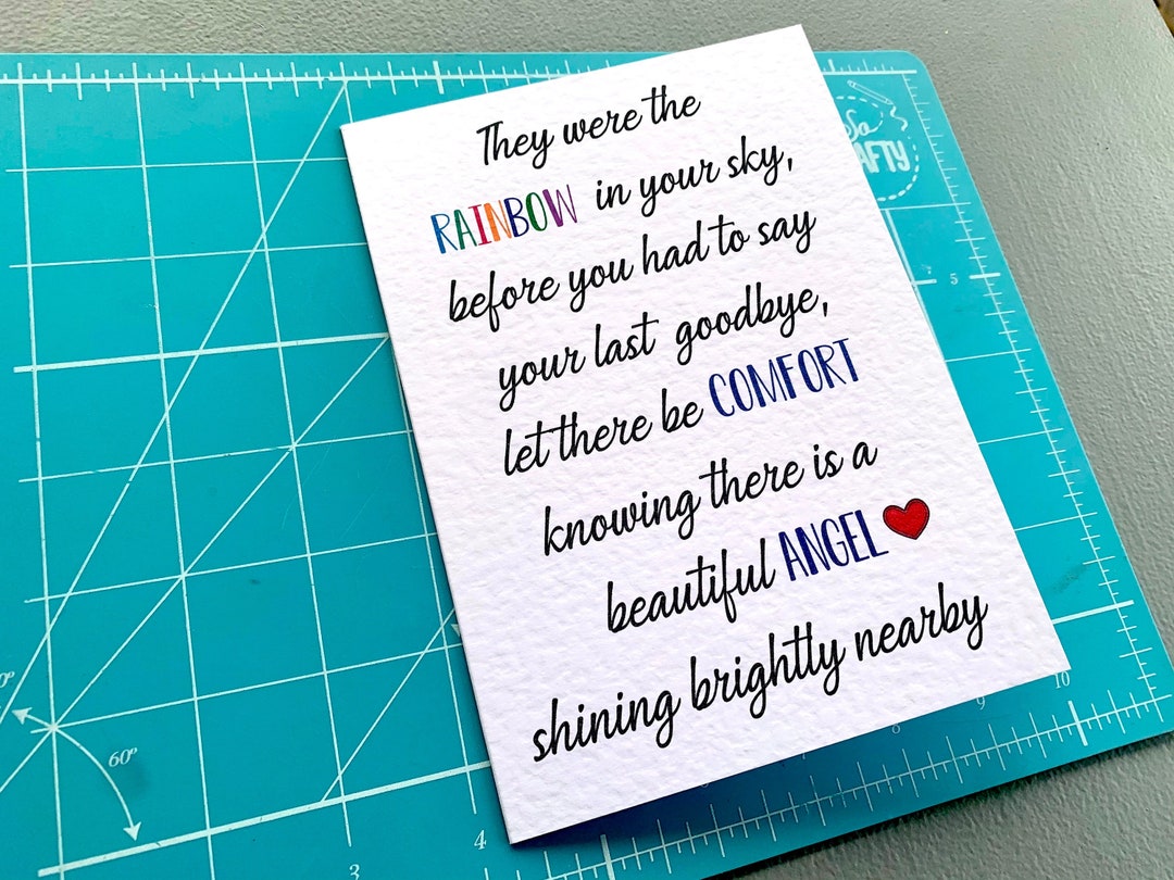Bereavement Card - Death Anniversary - Memory Card - Birthday in Heaven ...