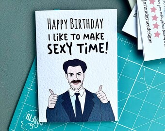 Funny Borat Card - Etsy