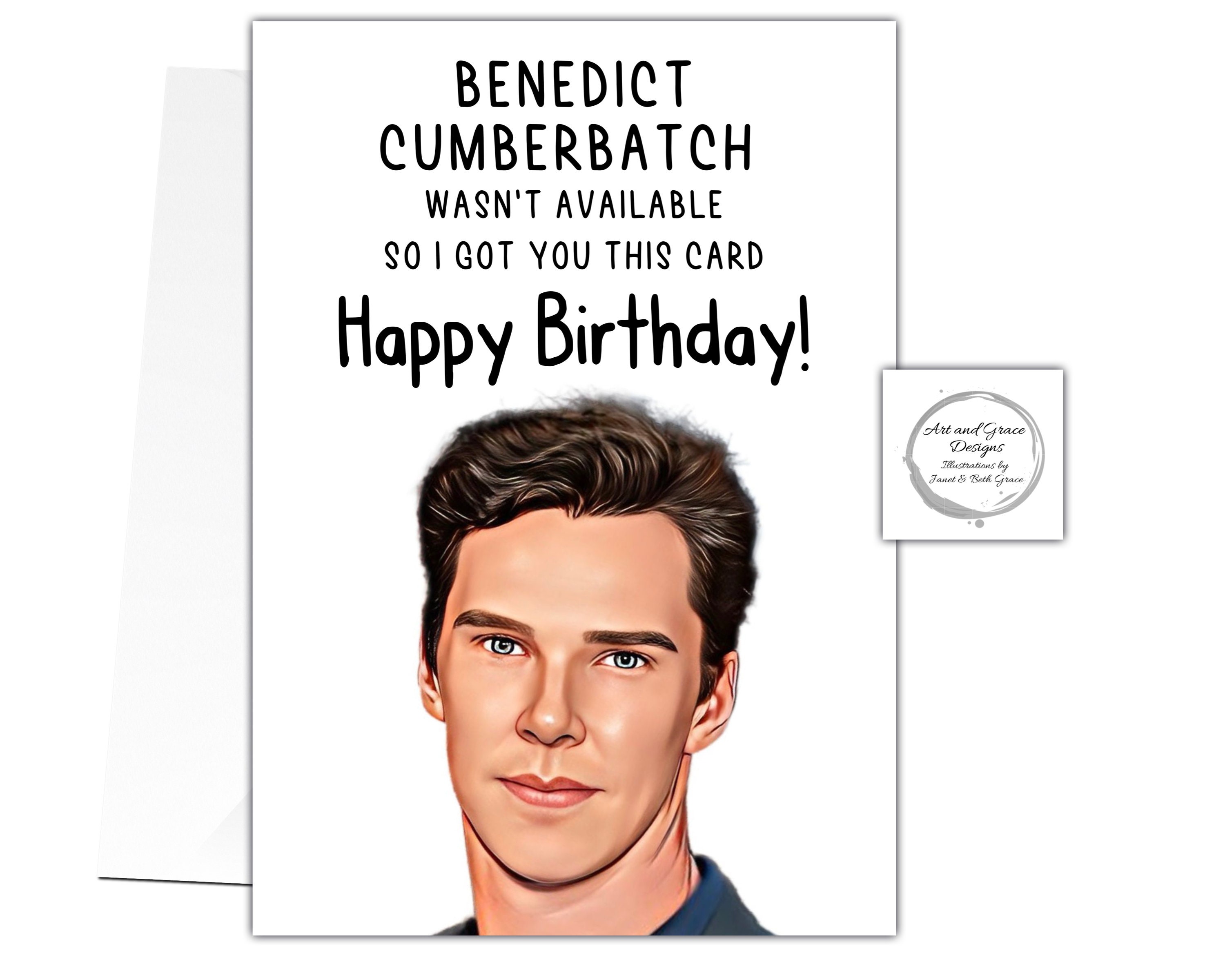 Benedict Cumberbatch Happy