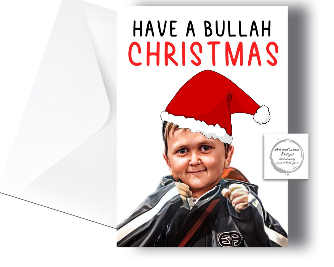 Hasbulla Christmas Greeting Card Happy Birthday Have A - Etsy