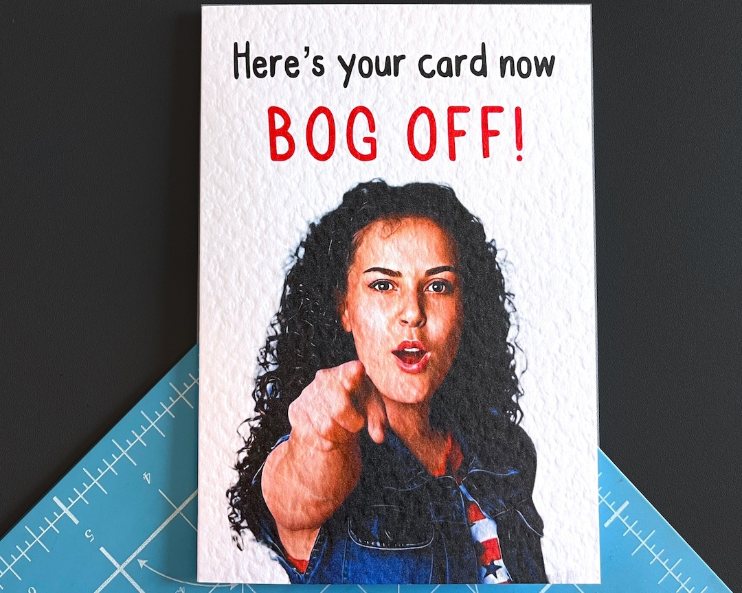 Funny Tracy Beaker Birthday Card: Rude Bog off Greeting - Etsy UK